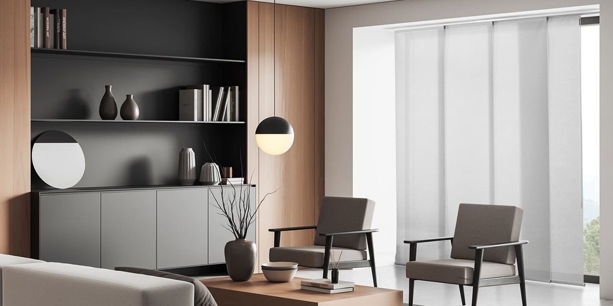 Panel Tracks Custom-made by Shade & Light Window Fashions